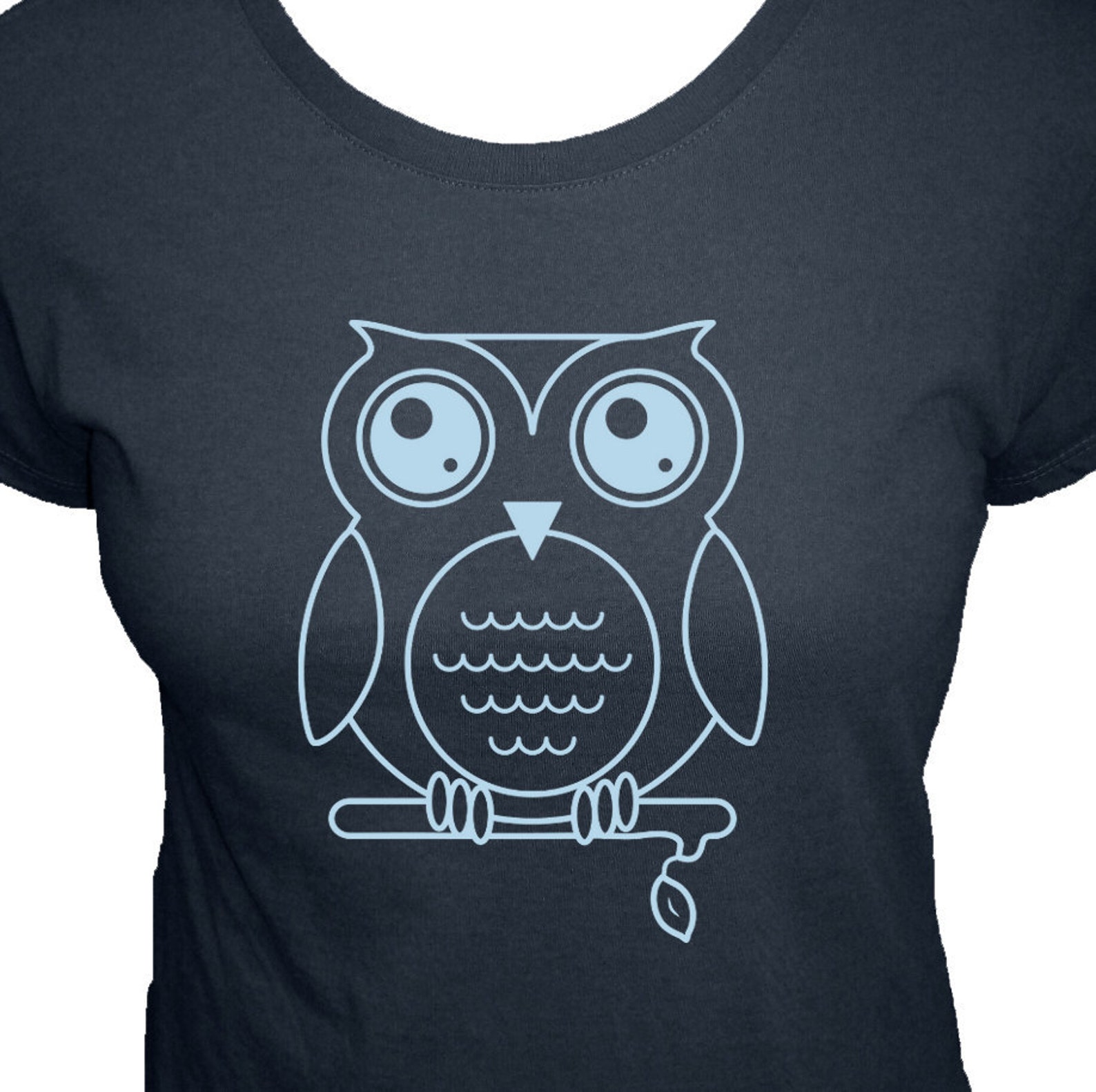 Womens Organic Shirt Owl Shirt Olivia the Owl T Shirt 4 - Etsy