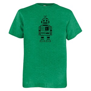 Robot Shirt - Retro Robot Kids T Shirt - Multiple Colors Available ...