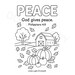 Harvest Blessings Fall Bible Coloring Pack/christian Coloring Pages for ...
