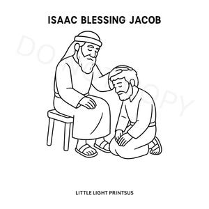 Isaac and His Sons Bible Story Activity Pack: Coloring & Counting ...