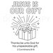 The Greatest Gift is Jesus Christmas Coloring Pack. Nativity Bible ...