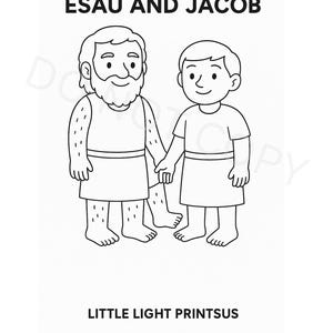 Isaac and His Sons Bible Story Activity Pack: Coloring & Counting ...
