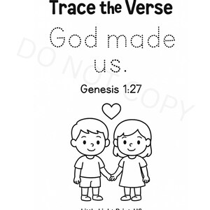Adam and Eve Bible Story Activity Pack: Coloring, Tracing, Cut & Paste ...
