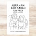 Abraham and Sarah Fun Pack/bible Story and Activities for Kids ...