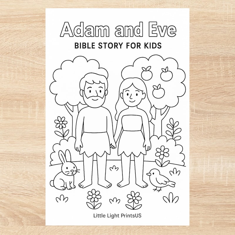 Adam and Eve Clipart - Etsy