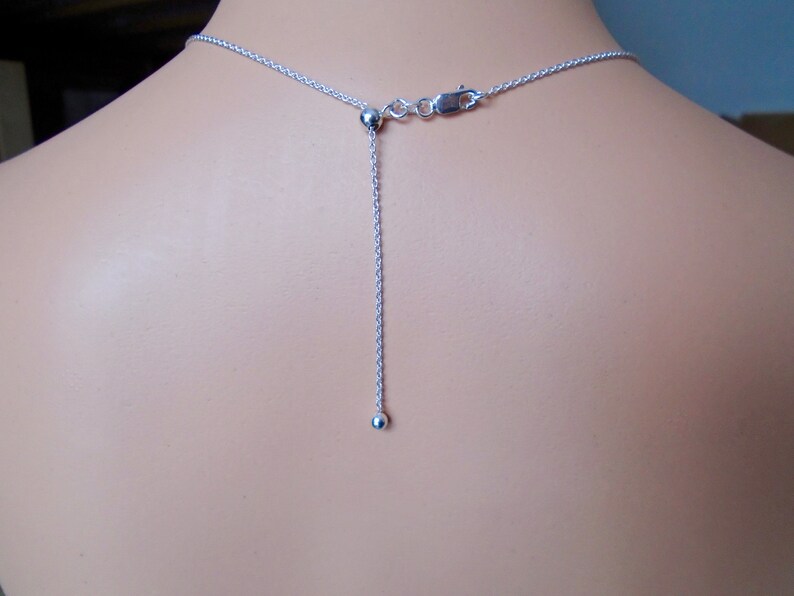 Adjustable Silver Chain Necklace for Pendant Cable Chain - Etsy