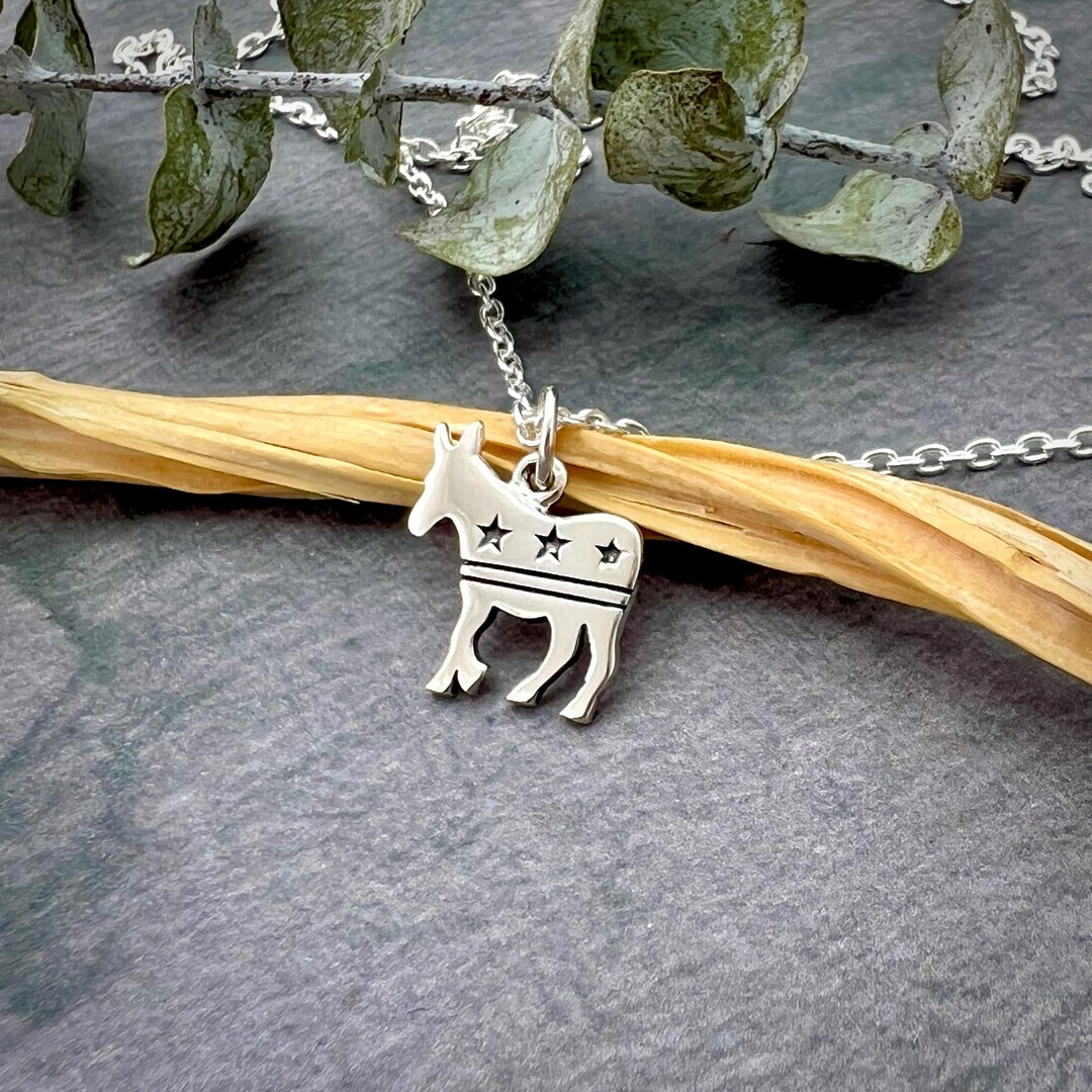 Donkey Necklace, Democratic Party Political Candidate Election Jewelry ...