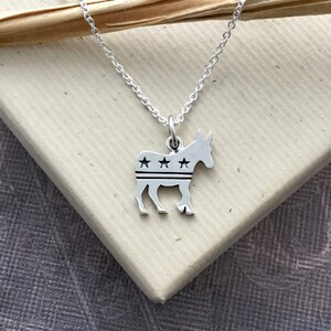 Donkey Necklace, Democratic Party, Political Candidate Election Jewelry ...