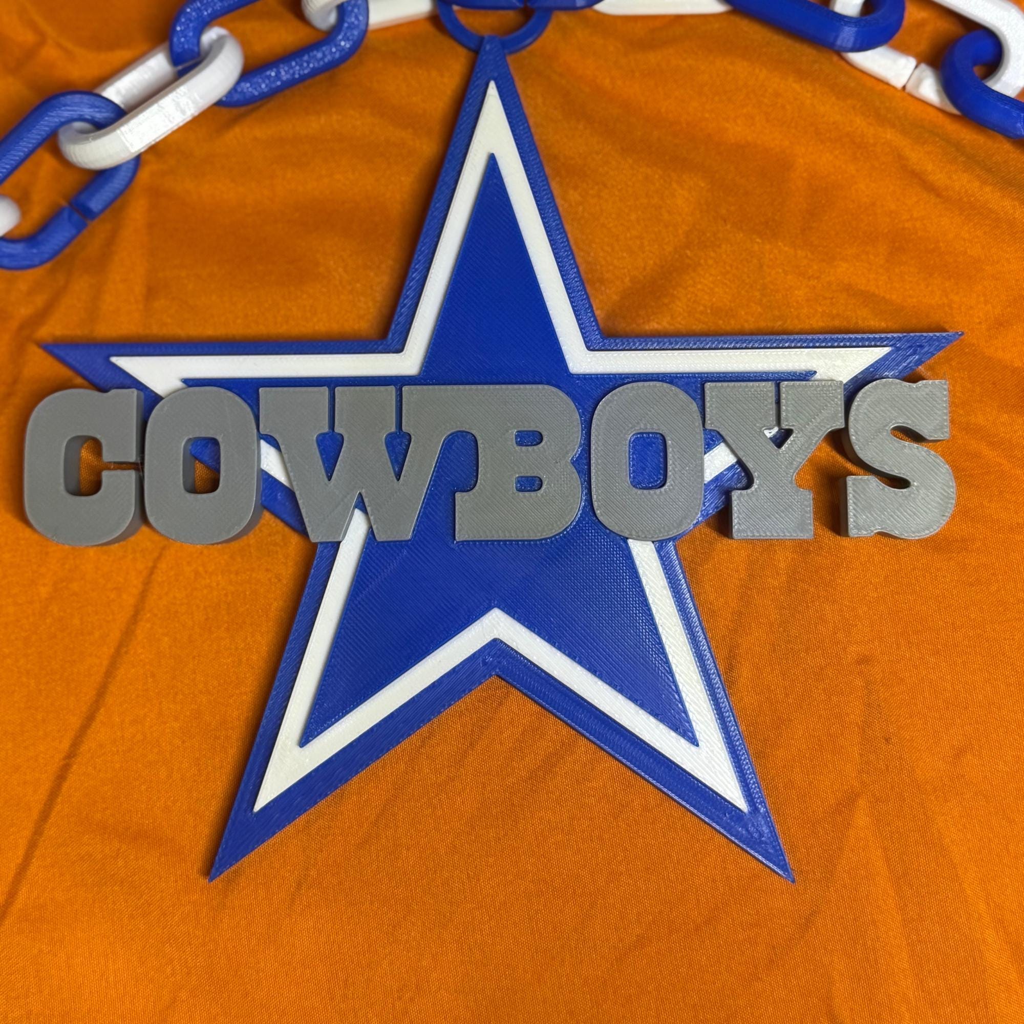 Cowboys Spirit Chain Necklace - Etsy