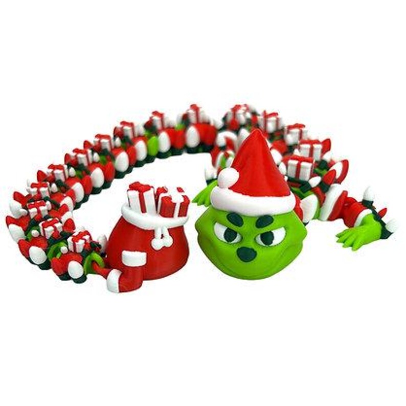 Christmas Grinch 3D Printed Dragon - Etsy