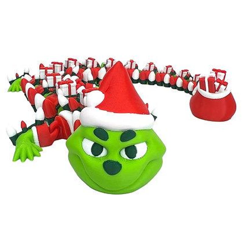 Christmas Grinch 3D Printed Dragon - Etsy