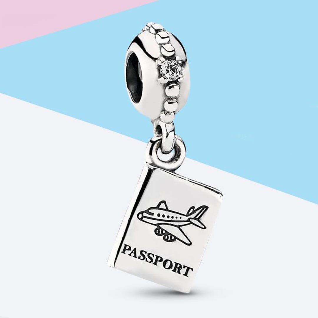 Pandora Silver Adventure Awaits Passport Travel Charm Pendant - Etsy