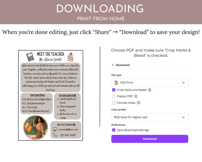 Editable Classroom Welcome Letter | Teacher Back to School Printable ...