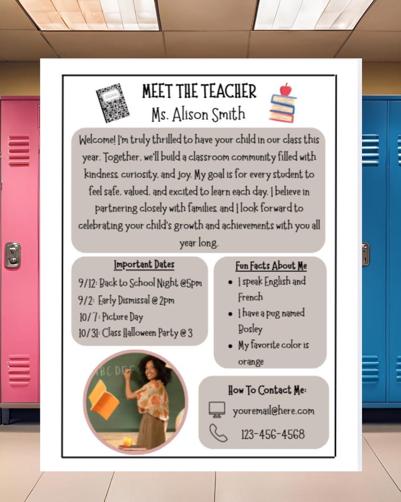 Editable Classroom Welcome Letter | Teacher Back to School Printable ...