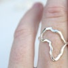 Adrinka Africa Ring Set | African Map Jewelry & Adjustable Ring by ...