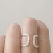 Cage Ring / Silver Adjustable Ring / Hammered Ring / Open Ended Ring - Etsy