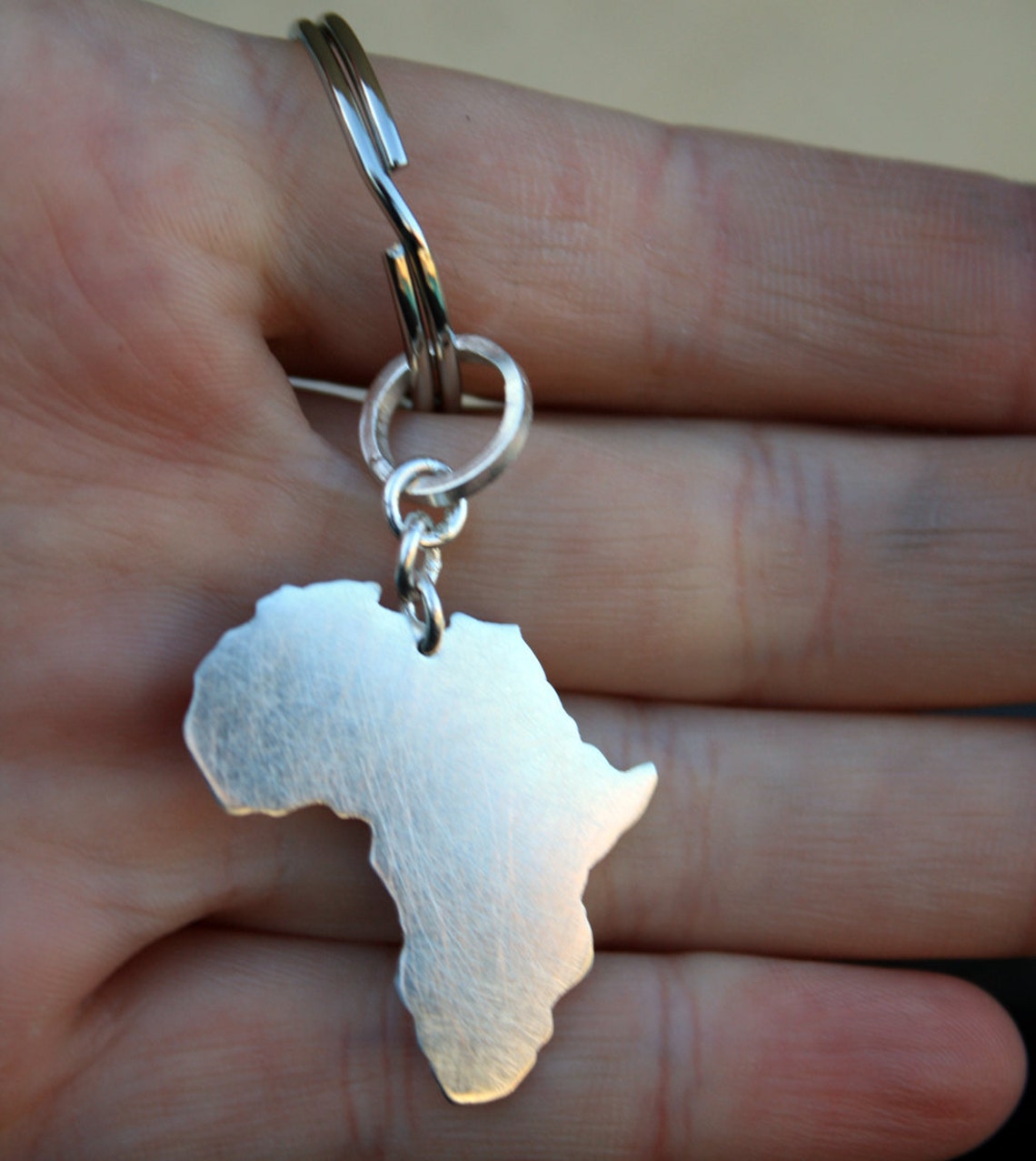 Africa Keychain African Map Continent Keyring Guys Best Man | Etsy