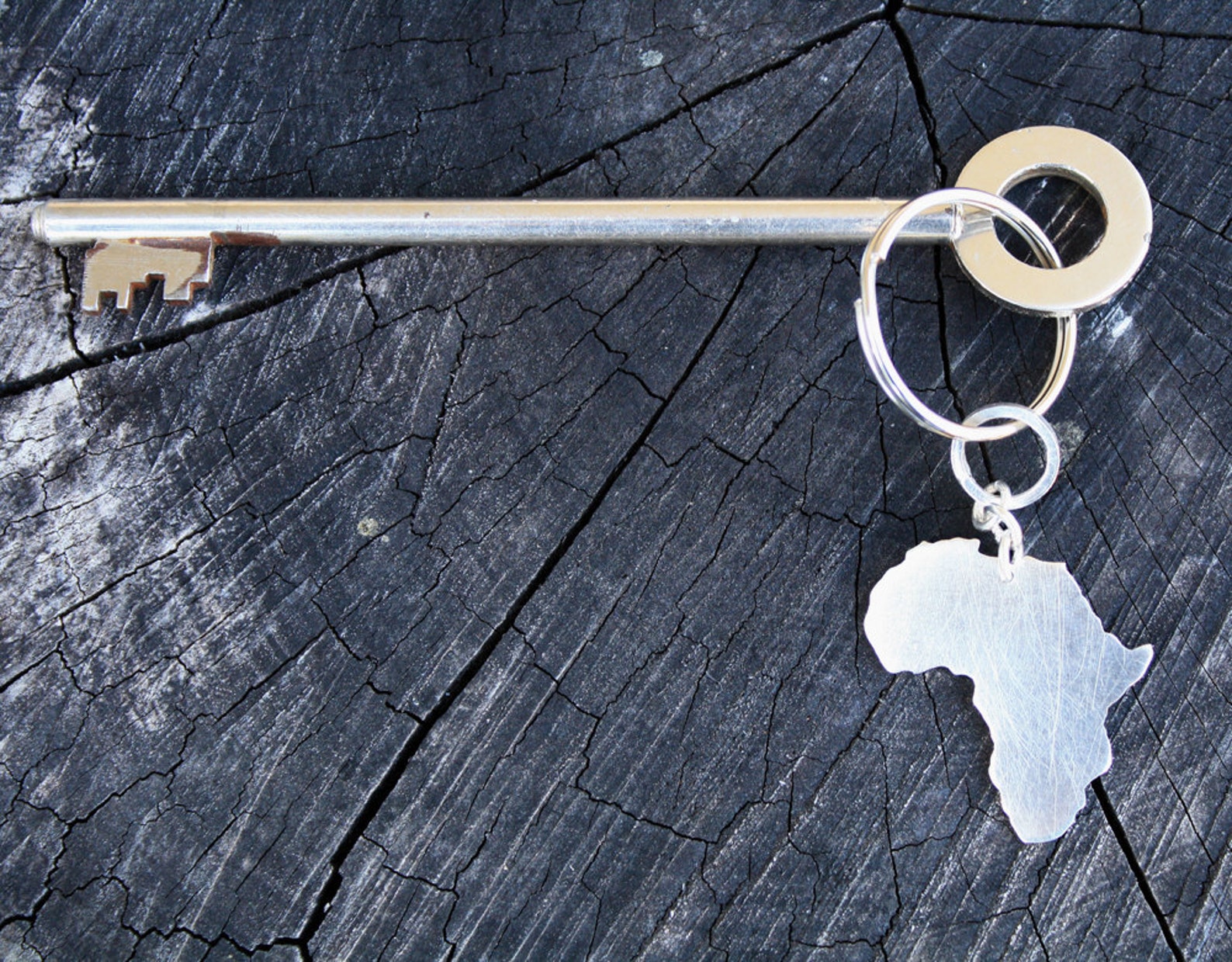 Africa Keychain African Map Continent Keyring Guys Best Man | Etsy