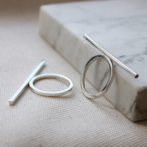 Bar Ring / Horizontal Bar Ring / Silver Line Ring - Etsy