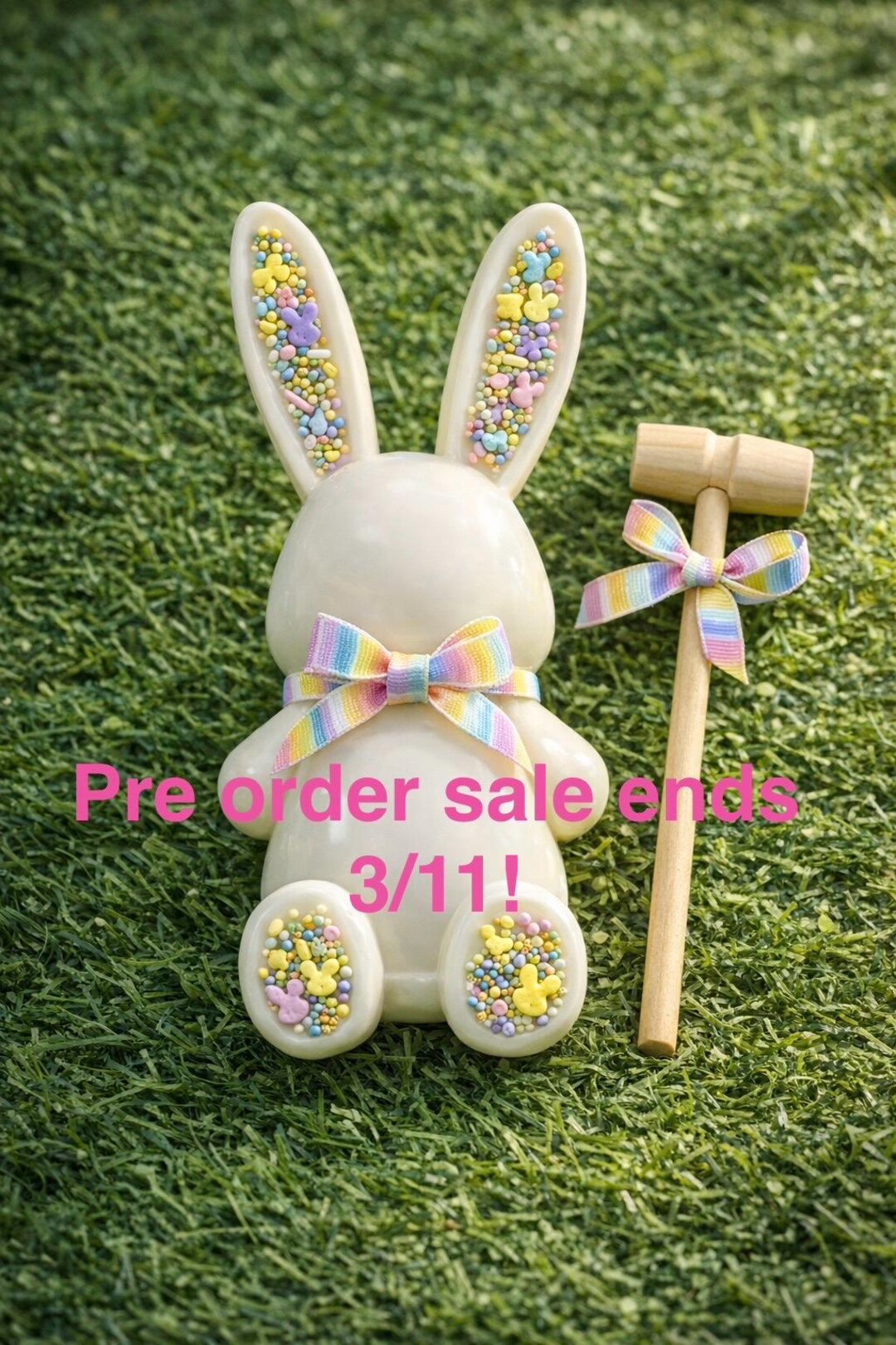 Smashable Chocolate Bunny | Easter Candy Surprise Gift - Etsy