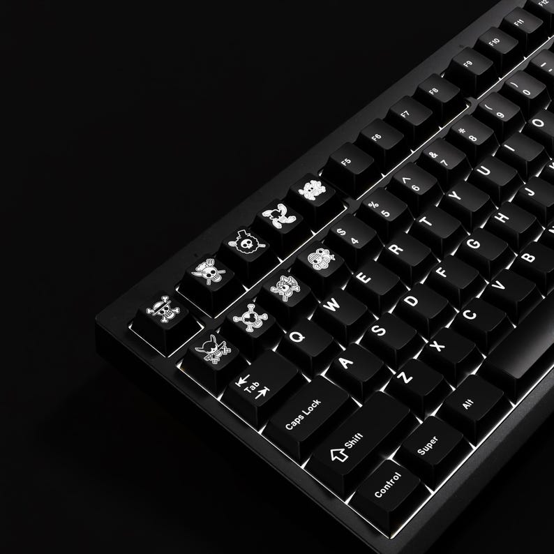 One Piece Keycap Custom Set Gamer Gifts Shine Through Artisan Keycaps ...