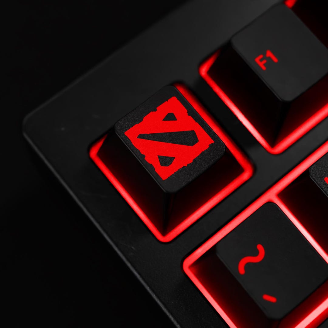 Dota 2 Merch Keycaps Anime Keycaps Shine Through Custom Esc Artisan for ...