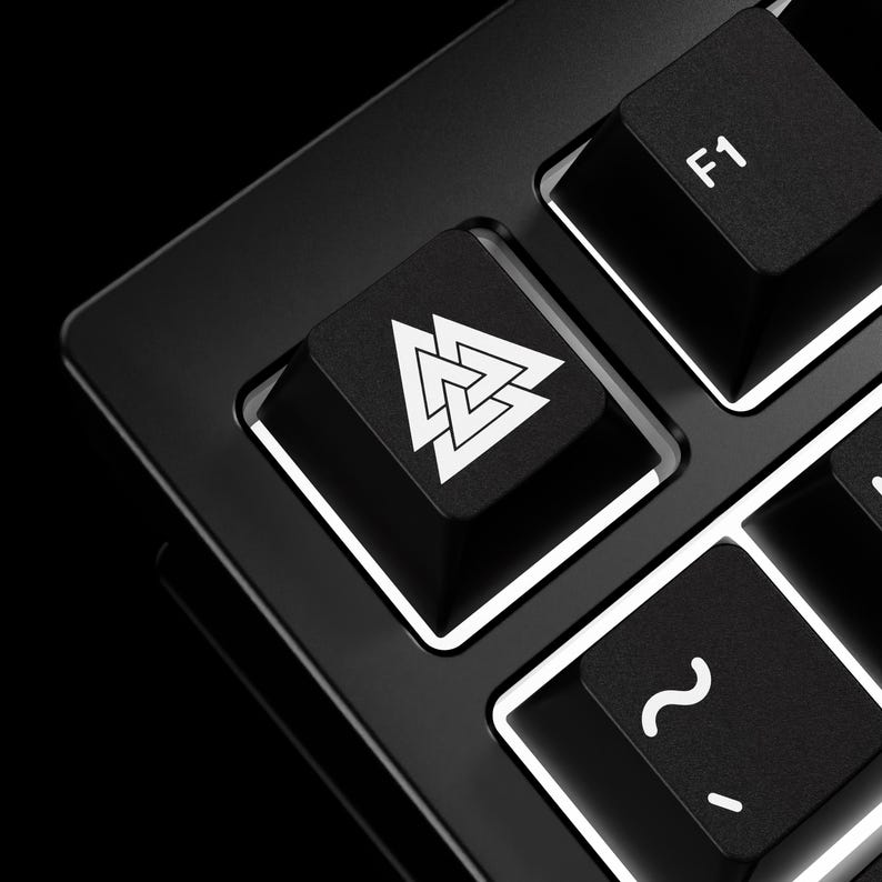 Nordic Keycaps Valknut Custom Shine Through Artisan Keycaps for ...