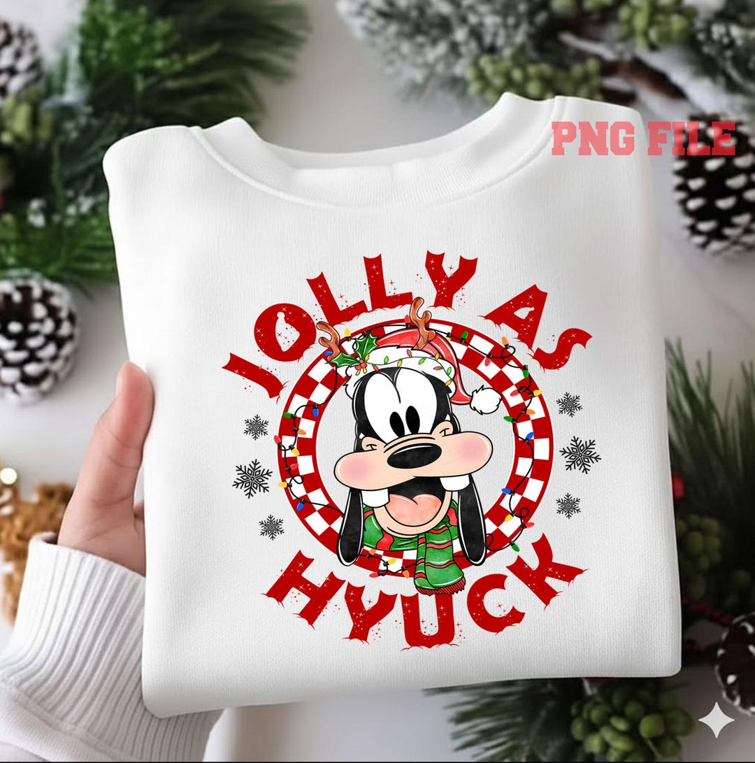 Goofy Jolly as Hyuck Christmas PNG, Goofy Santa Christmas Digital ...