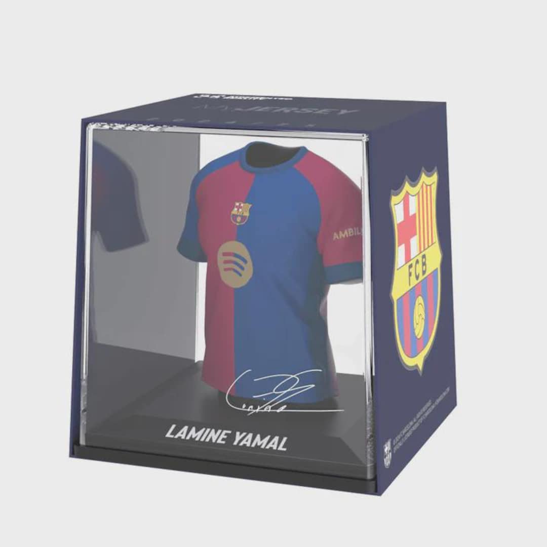 Lamine Yamal Figurine - FC Barcelona 2024/2025 | Official Home Jersey ...
