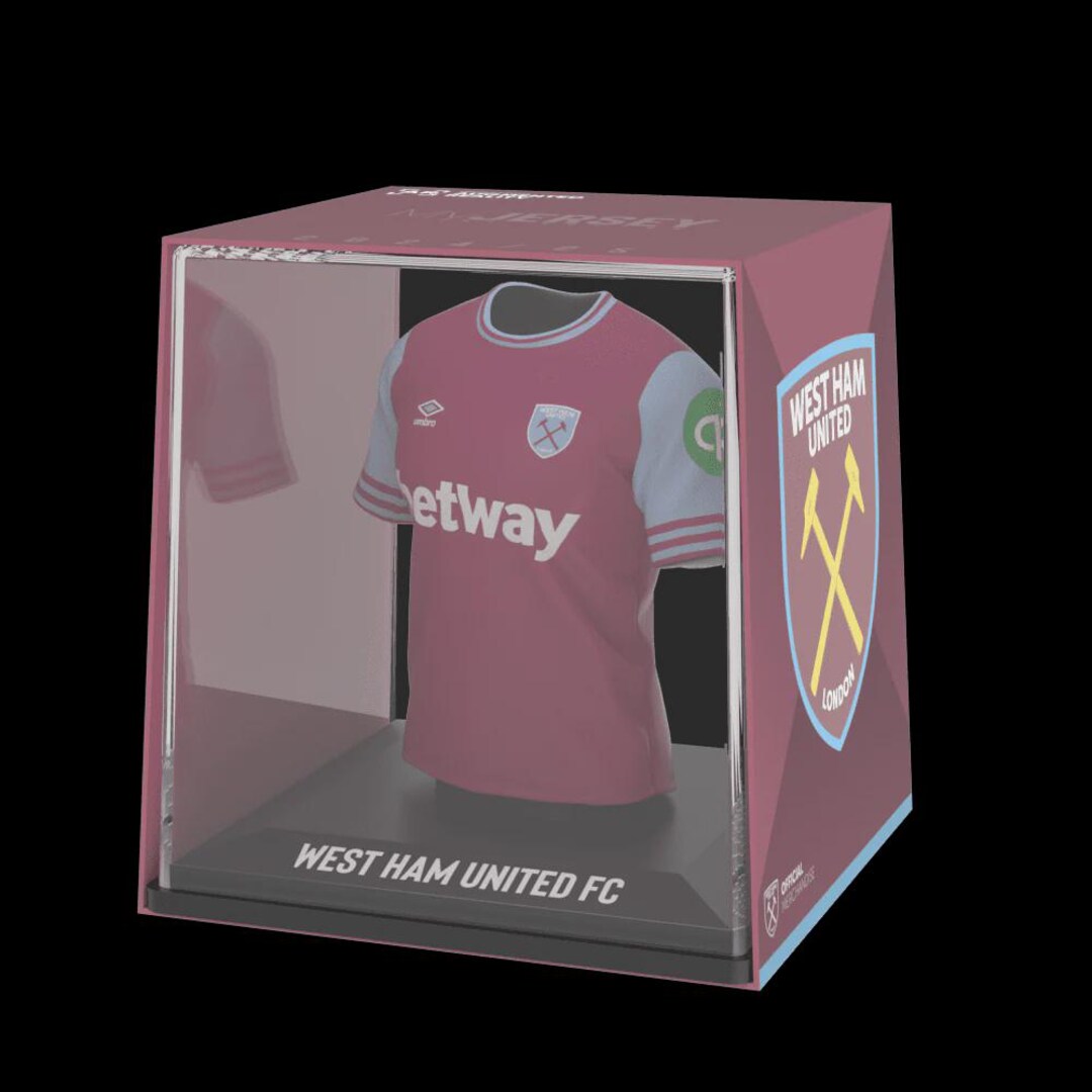Official West Ham United 2024/2025 Figure – Claret & Blue Home Shirt ...