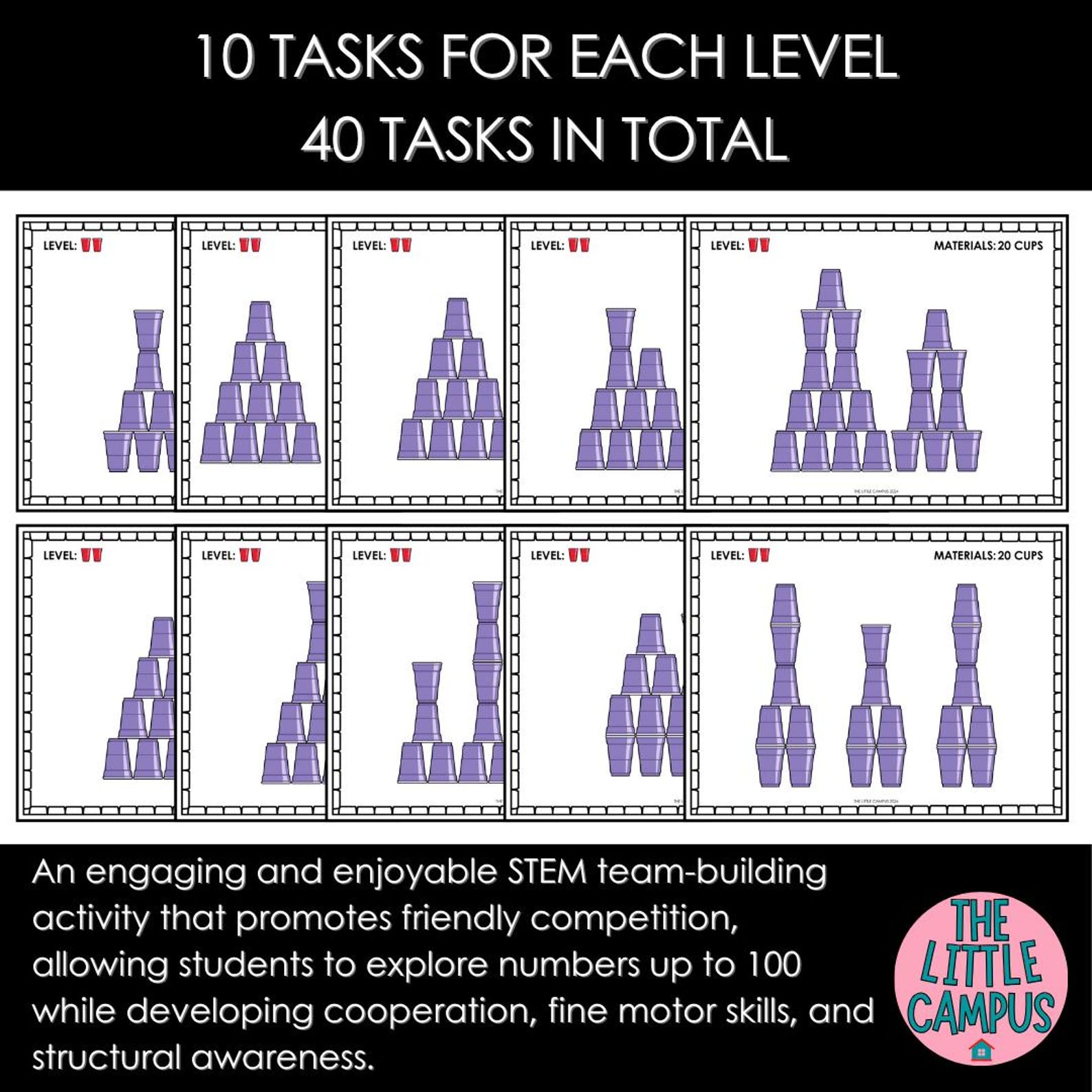 Cup Stacking STEM Challenge: Team Building Icebreaker (PDF Download) - Etsy