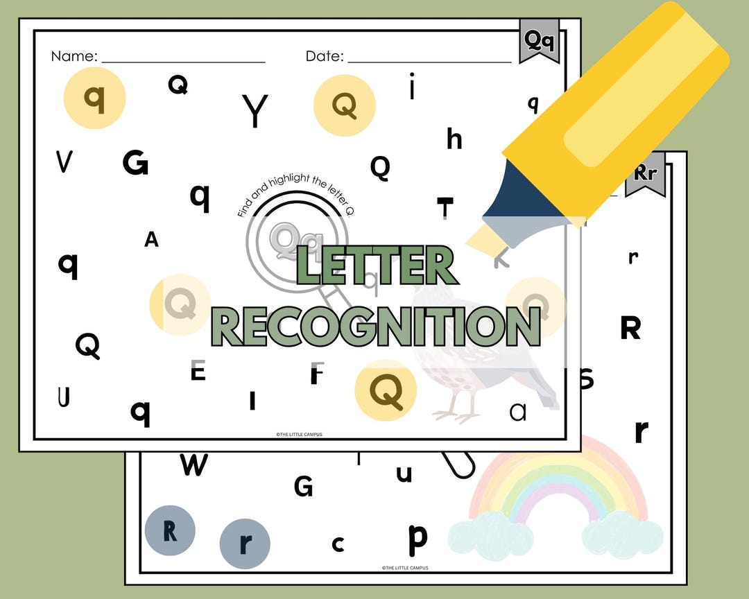 Identifying the Letters of the Alphabet | Letter Recognition | No Prep ...