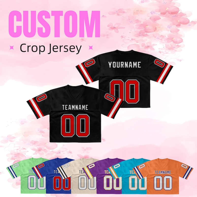 Jersey Style Crop Top - Etsy