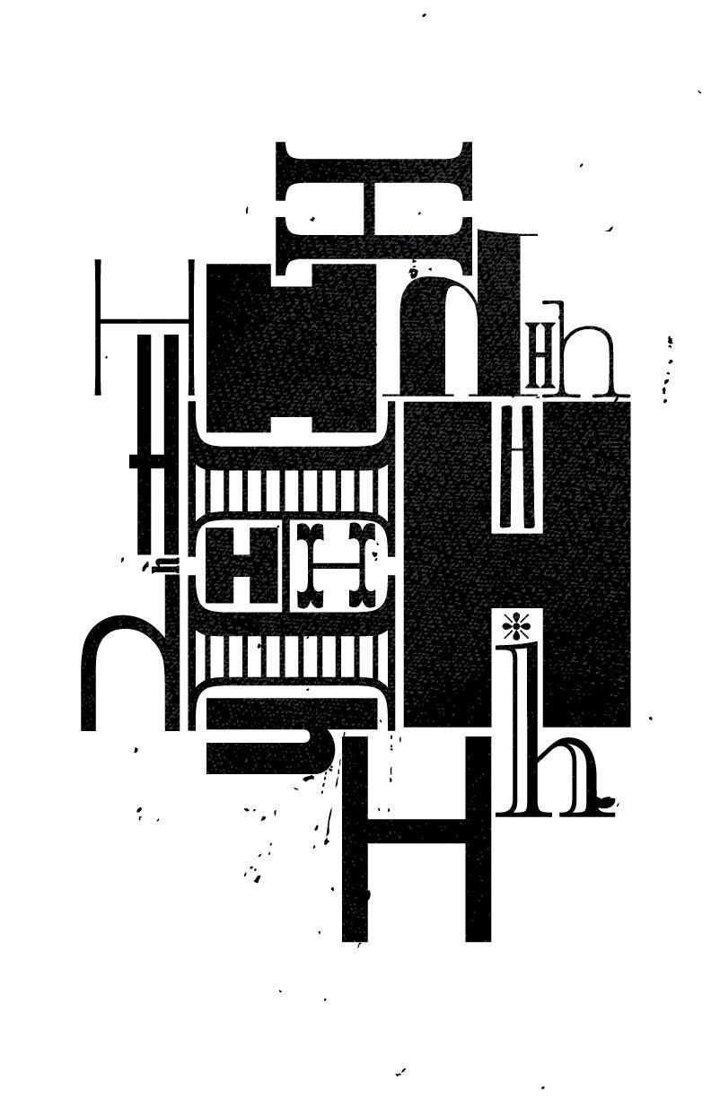 Letter H Type Specimen Art Print 11x17 Wall Poster Print | Etsy