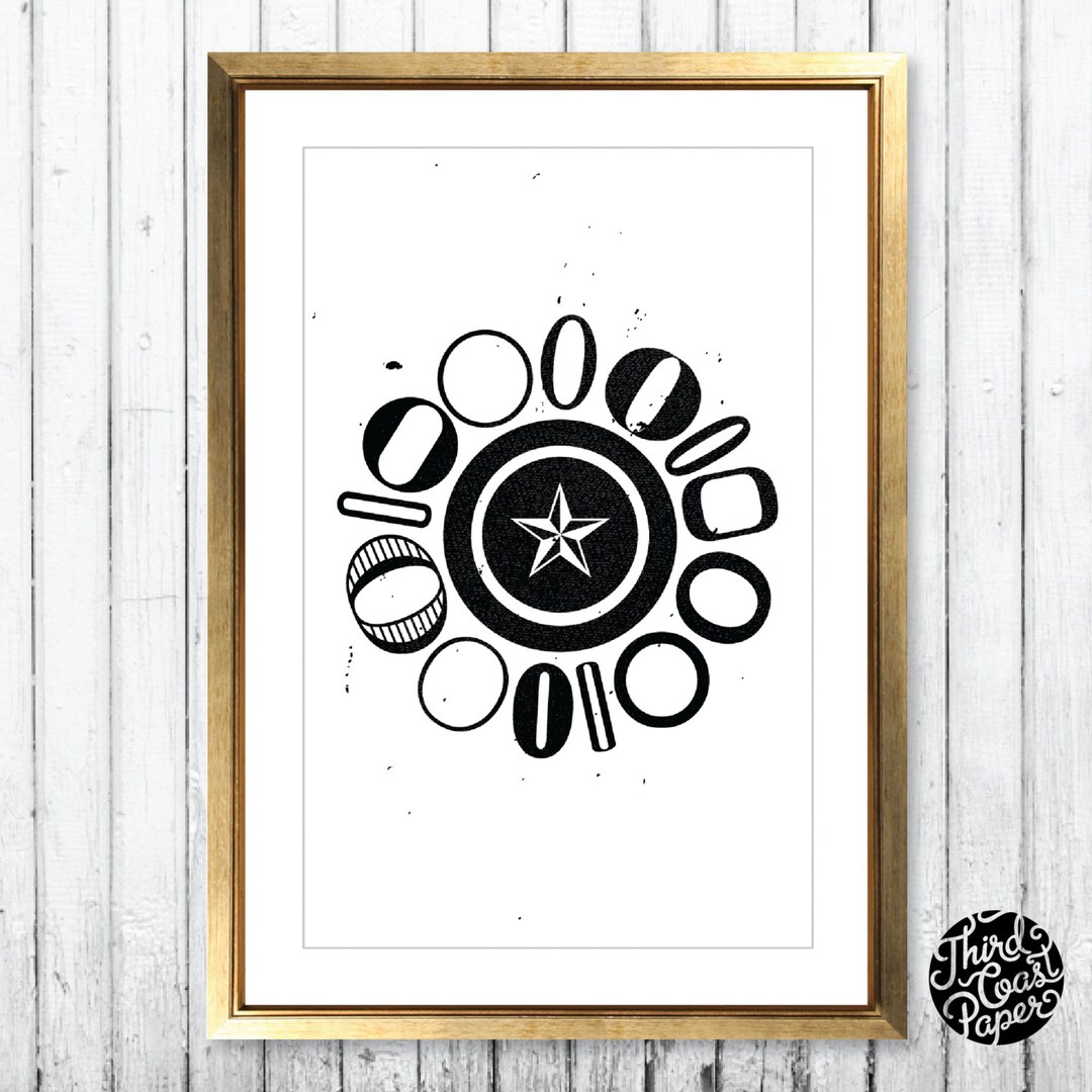 Letter O Type Specimen - 11x17 Art Print - Etsy