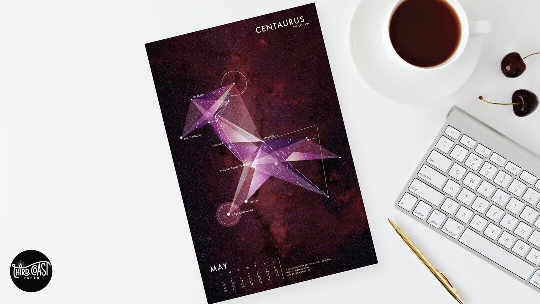 2024 "stargazing" Constellation Calendar [3 Sizes!] - Etsy