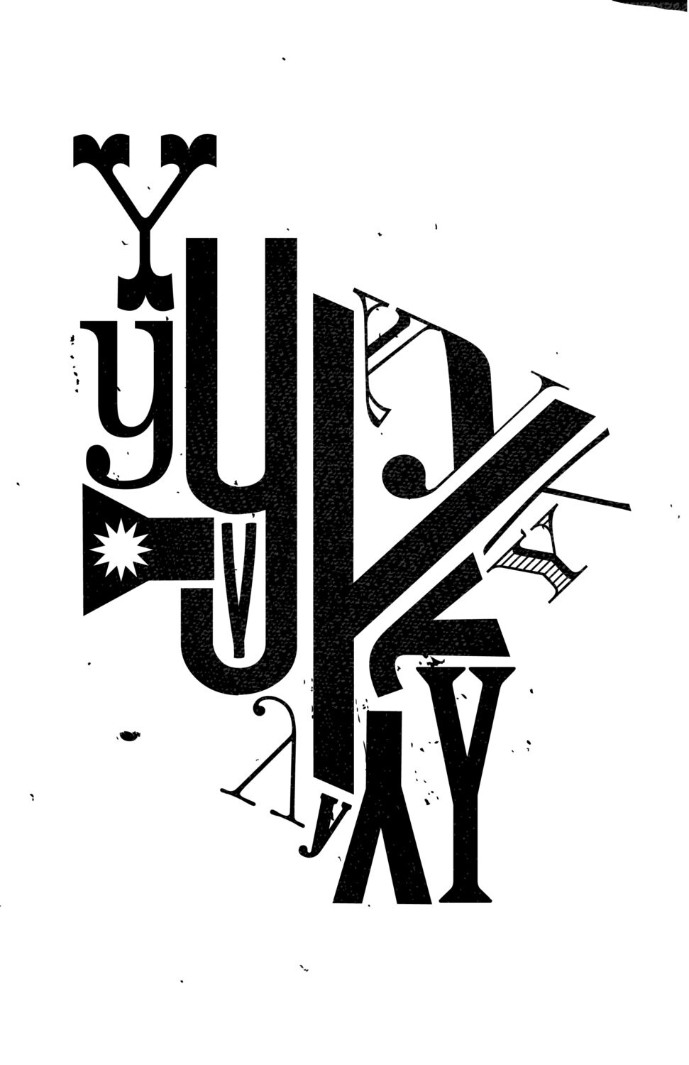 Letter Y Type Specimen 11x17 Art Print - Etsy