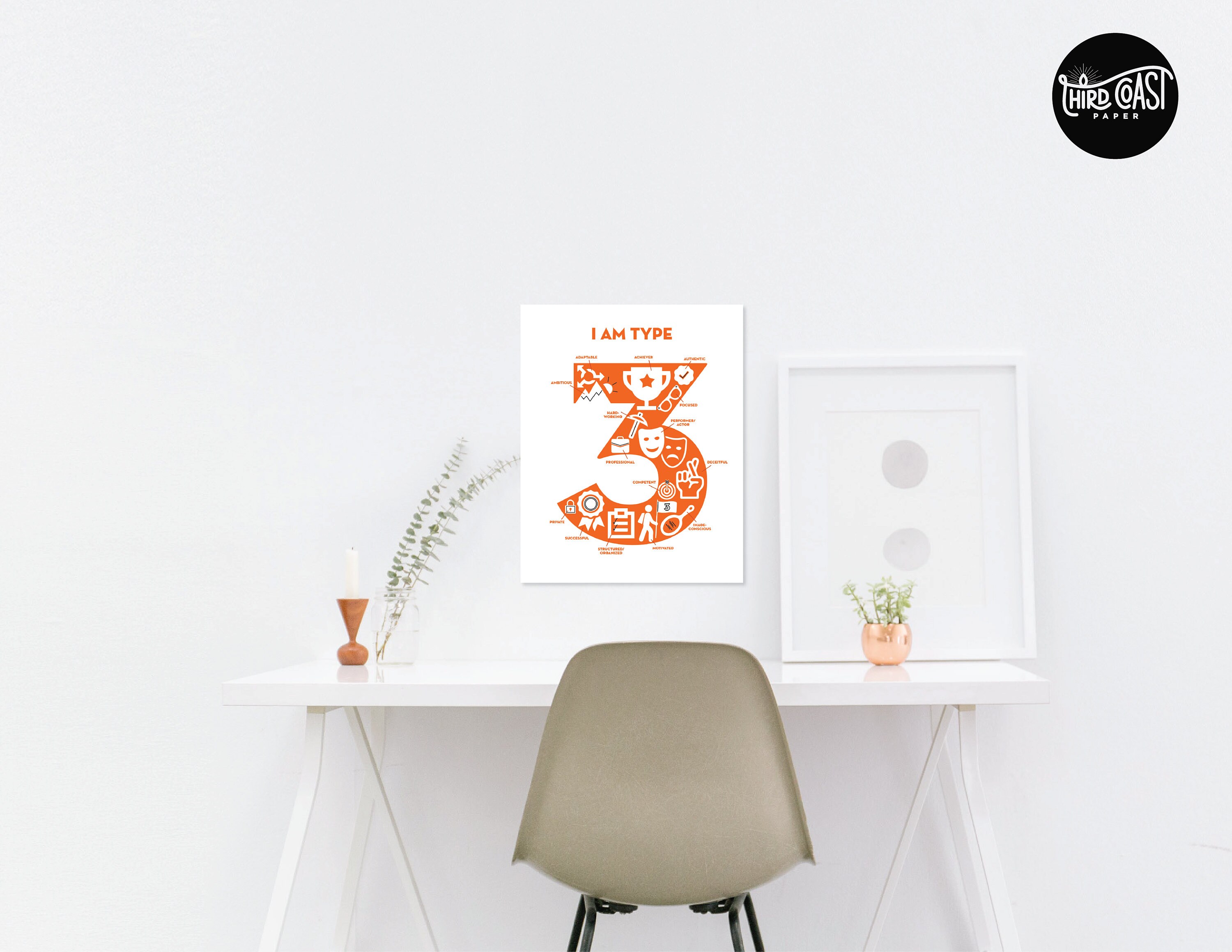 Enneagram THREE Print i Am Type 3 Just My - Etsy