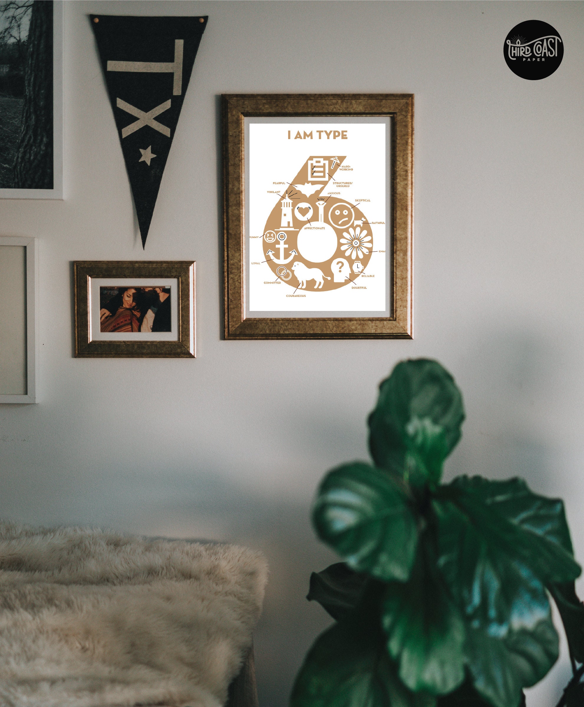 Enneagram SIX Print i Am Type 6 Just My Ennea - Etsy