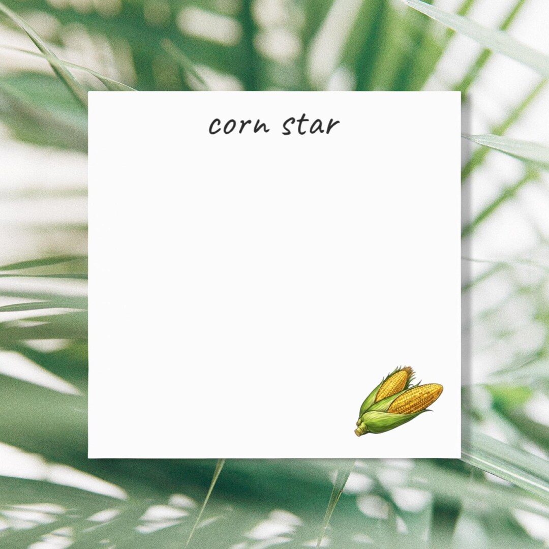 Corn Star Post-it® Note Pads - Etsy Australia