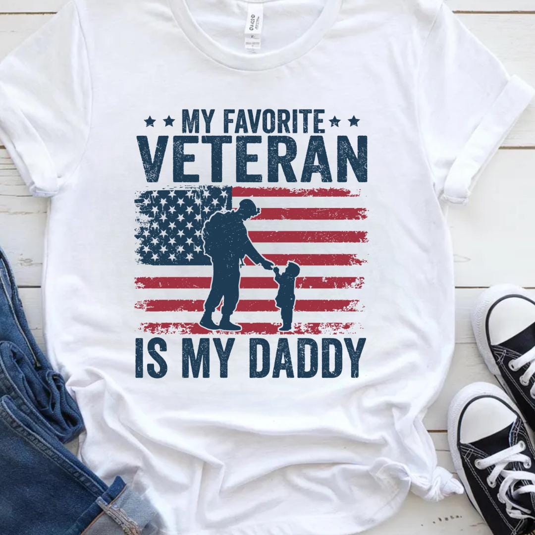 My Favorite Veteran is My Daddy PNG | Veterans Day Dad Design ...