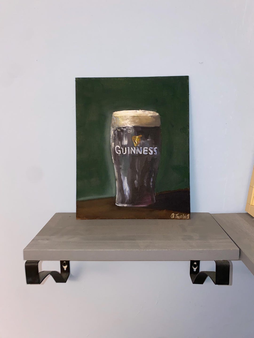 Guinness Pint Painting – Original Irish Pub Wall Art, Beer Artwork - Etsy