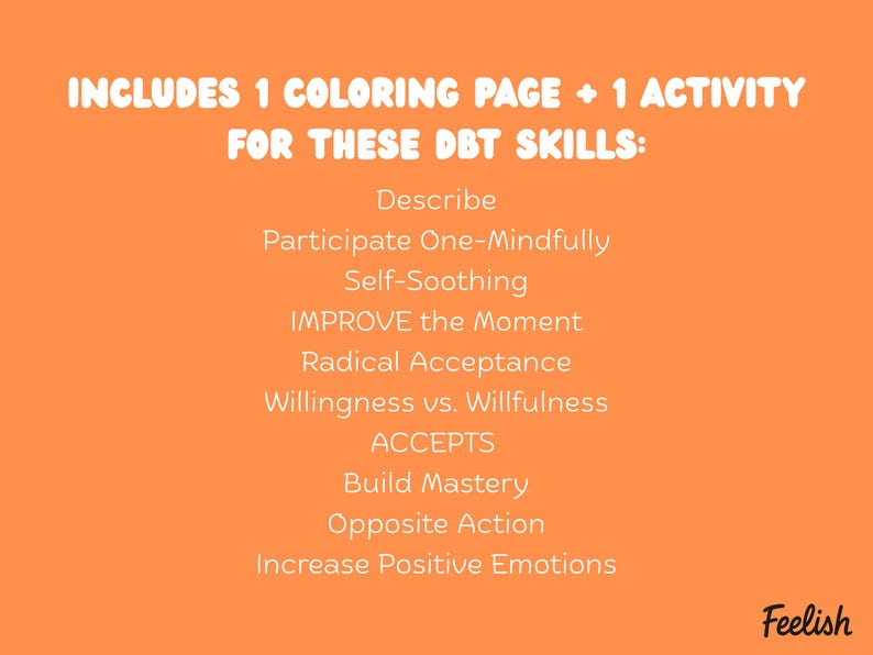 Mental Health Coloring Workbook | 20-page Therapy Activities & Self ...