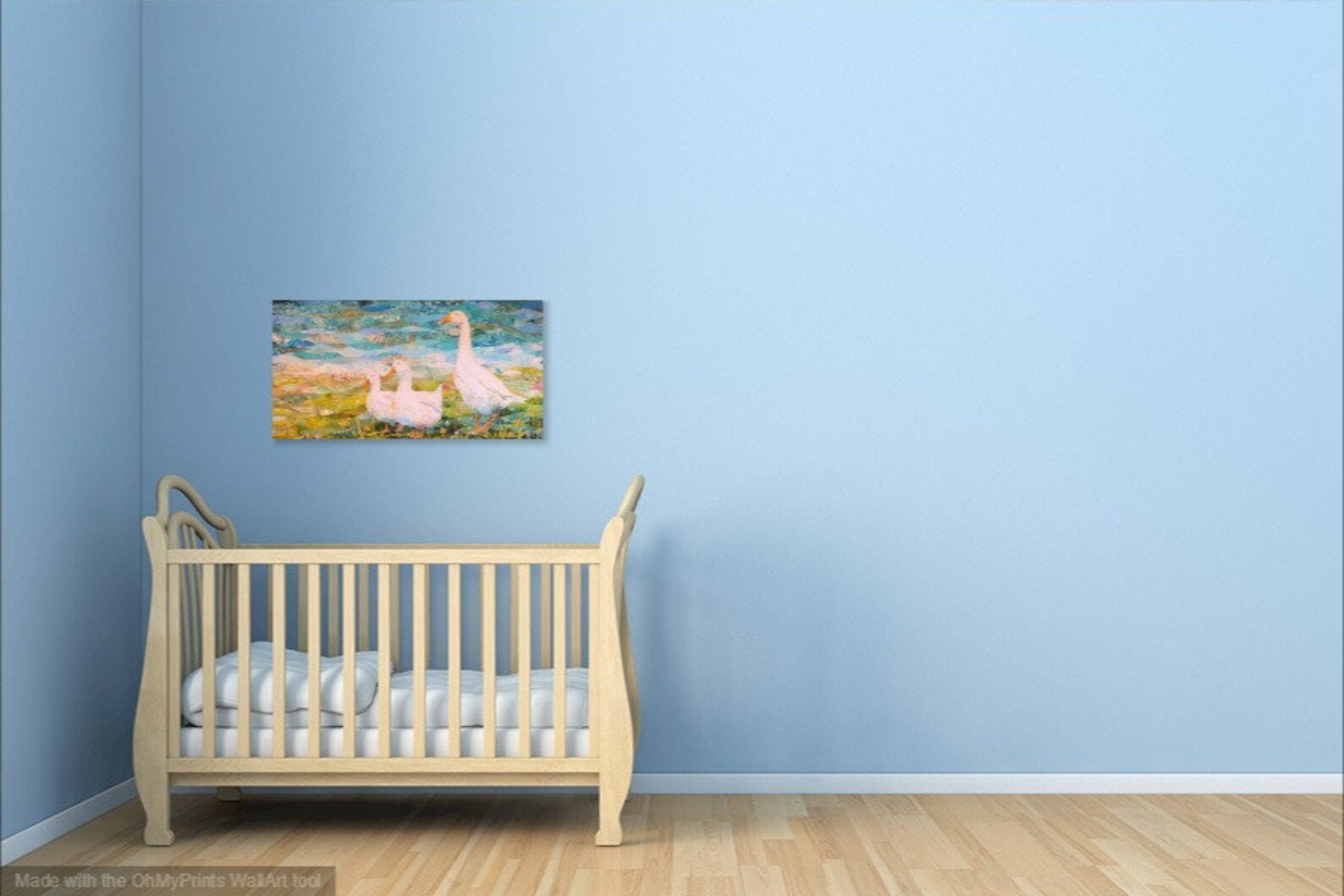 DUCK DUCK GOOSE Original Paper Collage Painting 12 X - Etsy