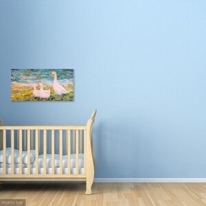 DUCK DUCK GOOSE Original Paper Collage Painting 12 X - Etsy