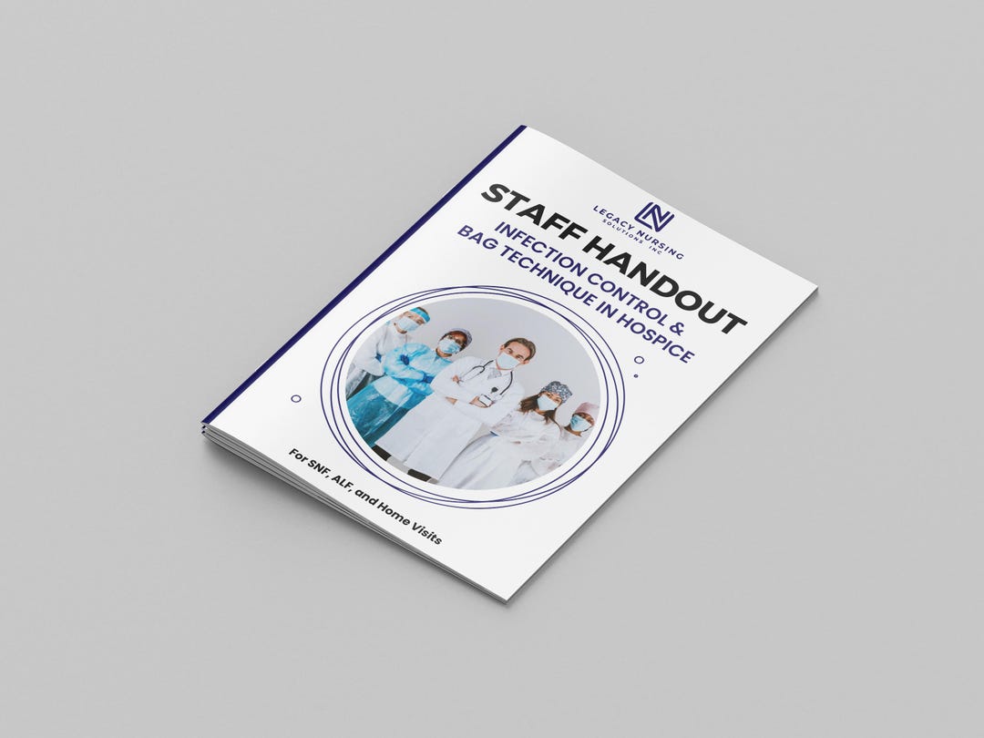 Infection Control & Bag Technique in Hospice | Skilled Nurse Handout ...