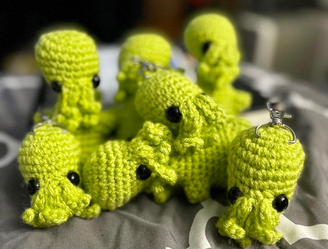 Cthulhu Keychain - Etsy