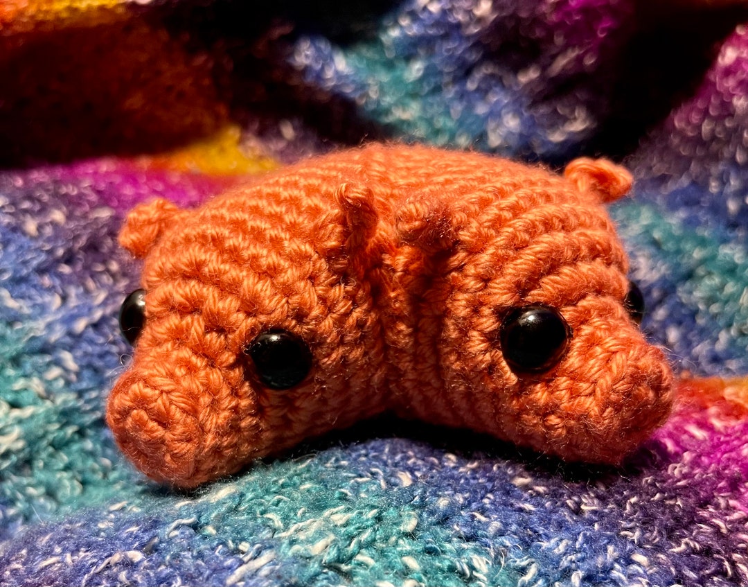 Crocheted Two-headed Pig - Etsy