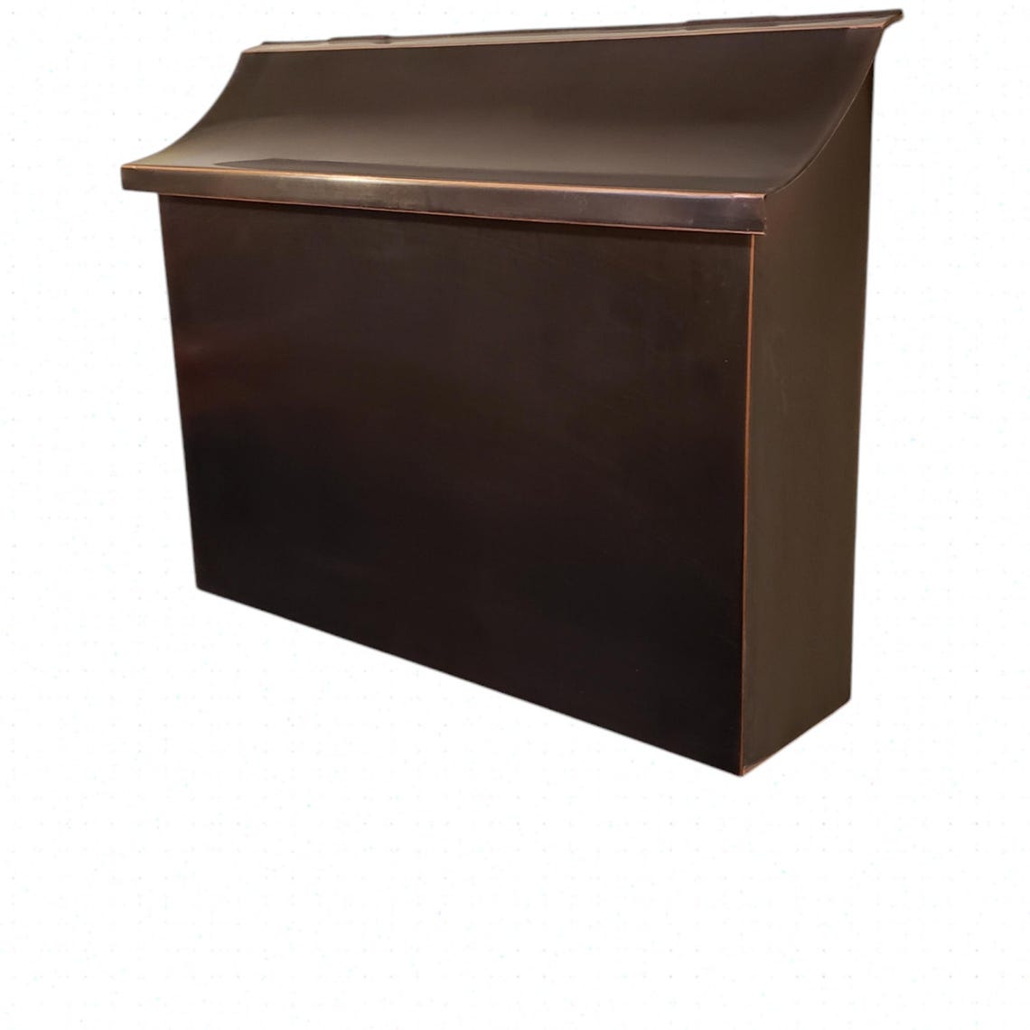 Flush Mount Patina Copper Mailbox - Etsy