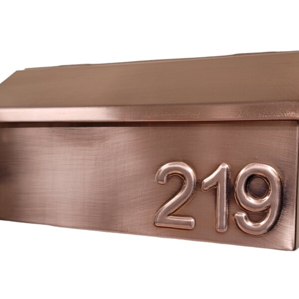 Solid Copper Mailbox - Etsy